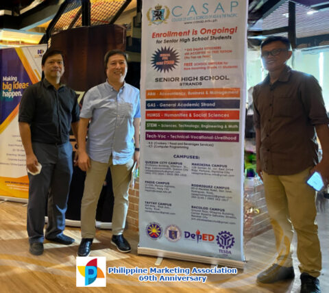 CASAP banner ads at the PMA's 69th Anniversary event - CASAP